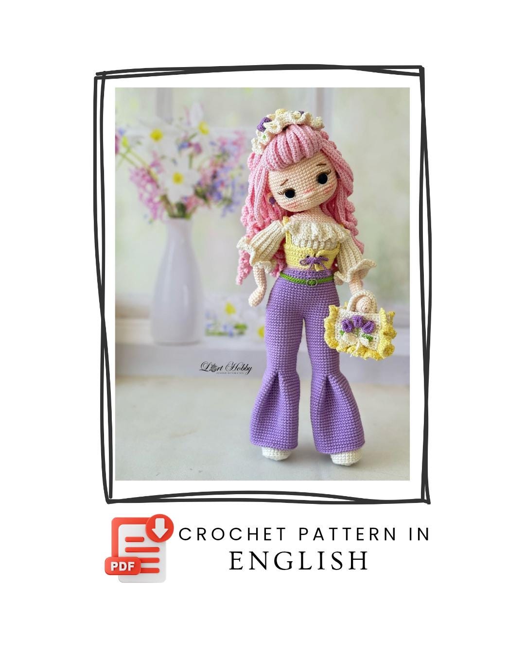 Lydia Doll Tulip Pdf PATTERN TUTORİAL ENGLİSH - Etsy
