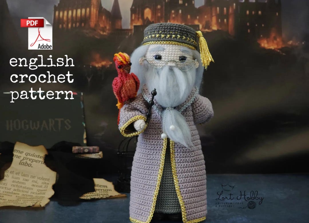 Old Wizard Pattern PDF TUTORİAL ENGLİSH - Etsy