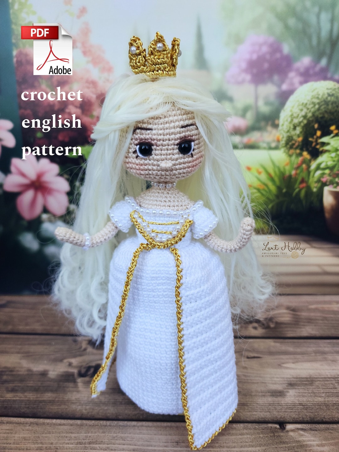 White Queen Pattern PDF TUTORİAL ENGLİSH - Etsy