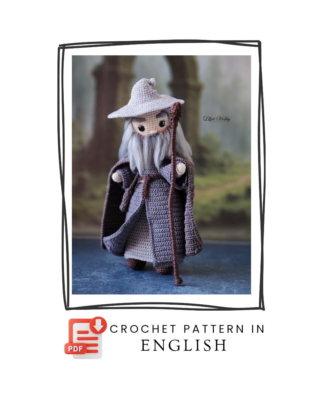 Mighty Wizard Pdf PATTERN TUTORİAL ENGLİSH - Etsy