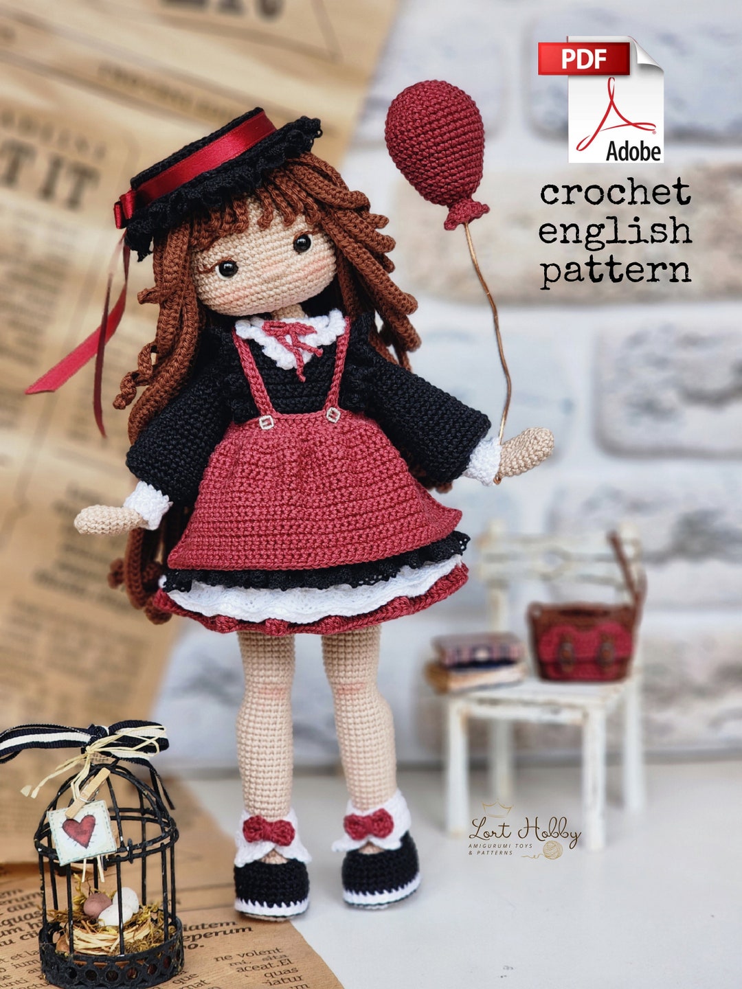 Annabel Doll Pattern PDF TUTORİAL ENGLİSH - Etsy
