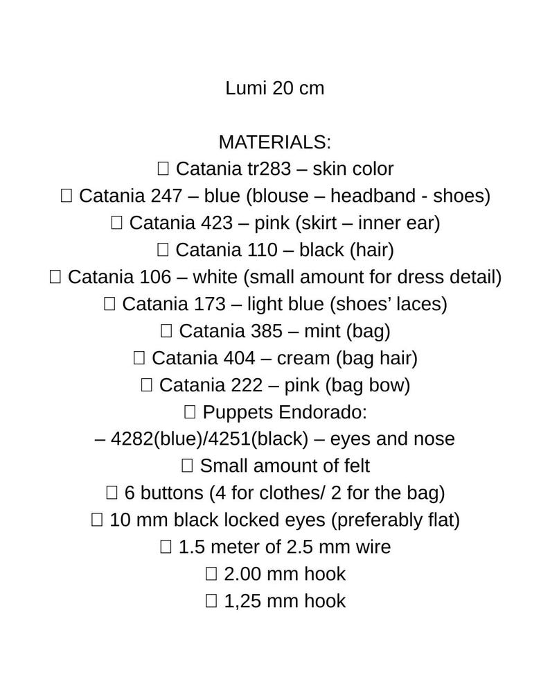 Lumi Amigurumi Pattern PDF | Crochet Doll Pattern | Digital Download ...