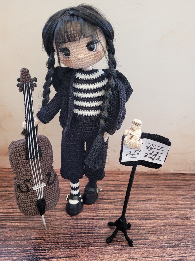 Wednesday Addams Cello Costume Only Pattern Pdf TUTORİAL - Etsy