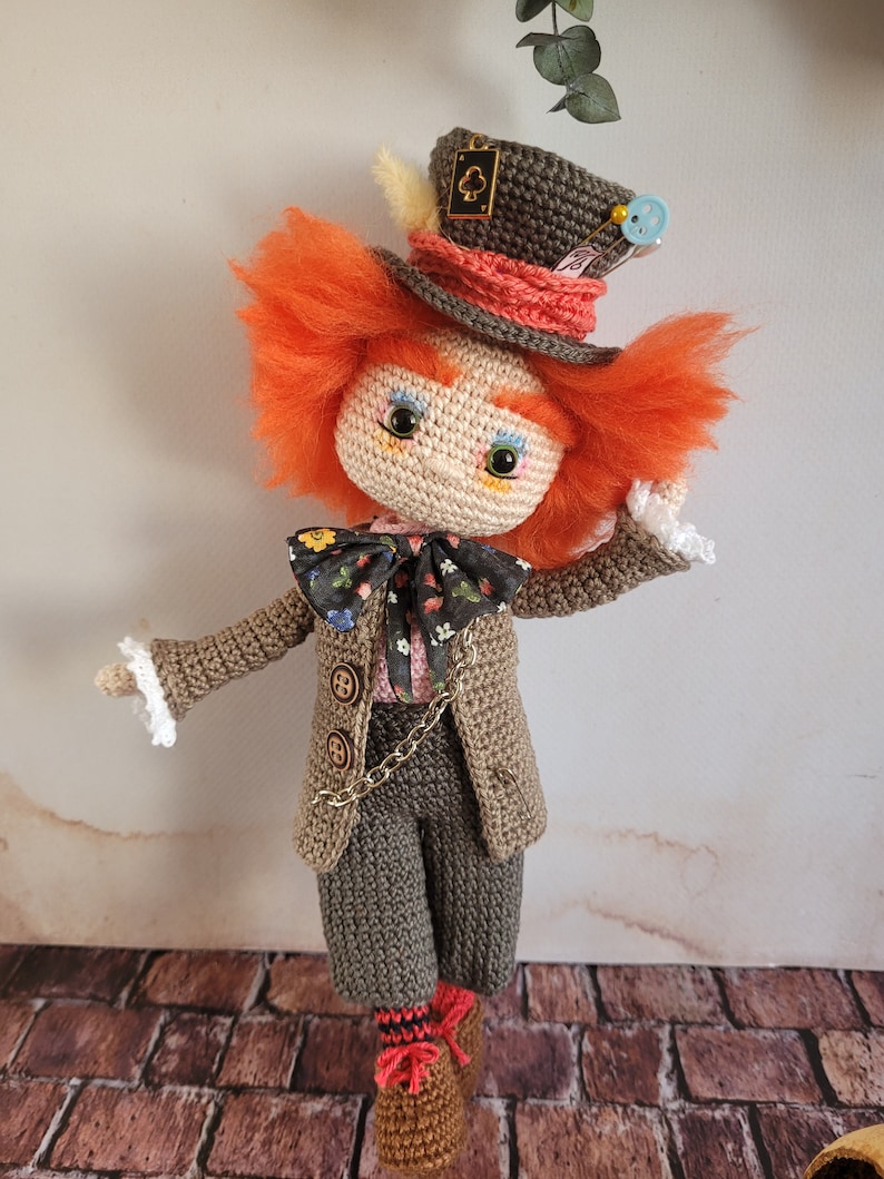 Mad Hatter Pattern PDF TUTORİAL ENGLİSH - Etsy