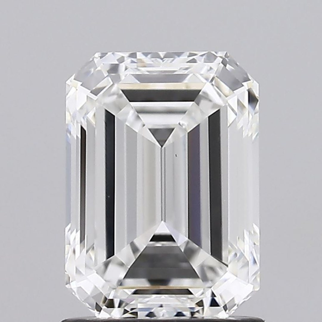 Labstone 1.50 Ct Lab-grown Diamond Emerald Cut IGI - Etsy