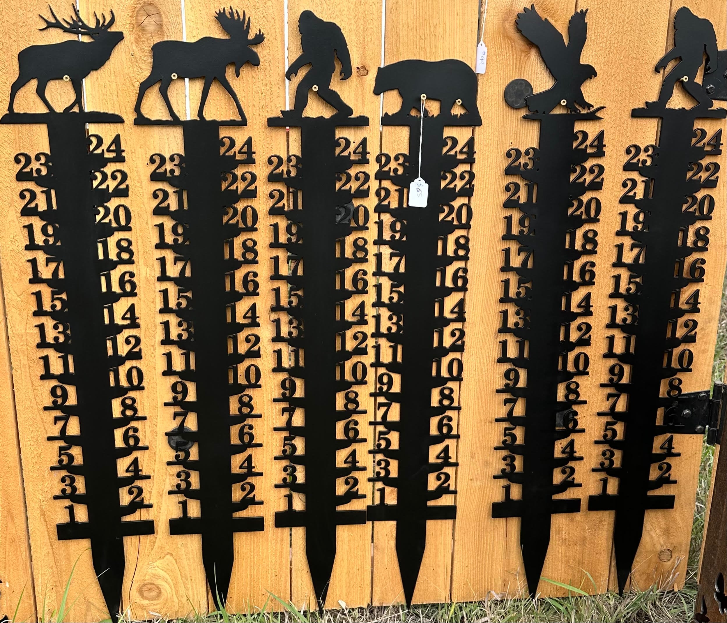 Snow Gauge, Snow Ruler, Snow Meter Gauge, Elk Decor, Sasquatch, Moose ...
