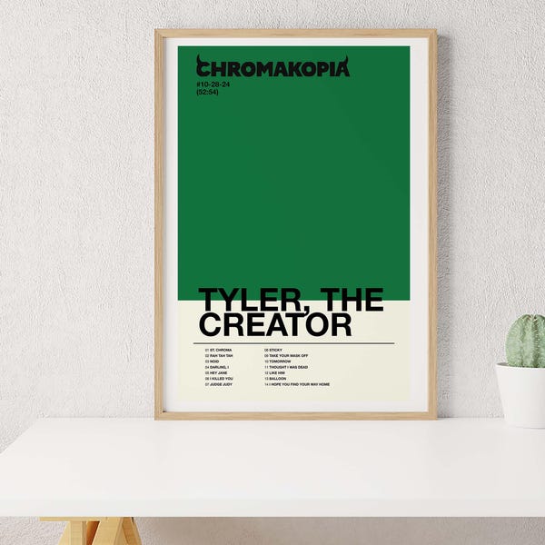 Chromakopia Poster - Etsy
