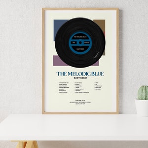 Baby Keem the Melodic Blue / Vinyl Poster / Wall Art / Home Decor - Etsy