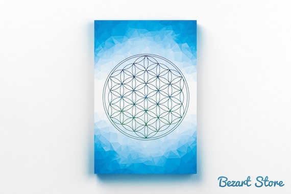 Printable Flower of Life Poster Flower of Life Print Sacred | Etsy