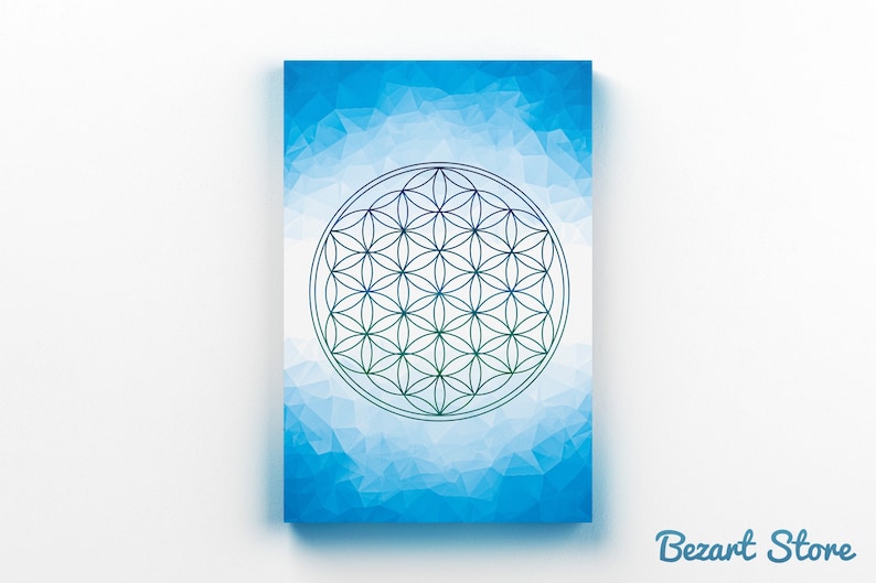 Printable Flower of Life Poster, Flower of Life Print, Sacred Geometry ...