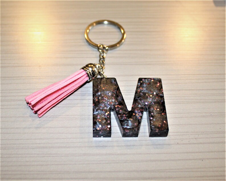 Alphabet Letters and Numbers Key Chain. - Etsy