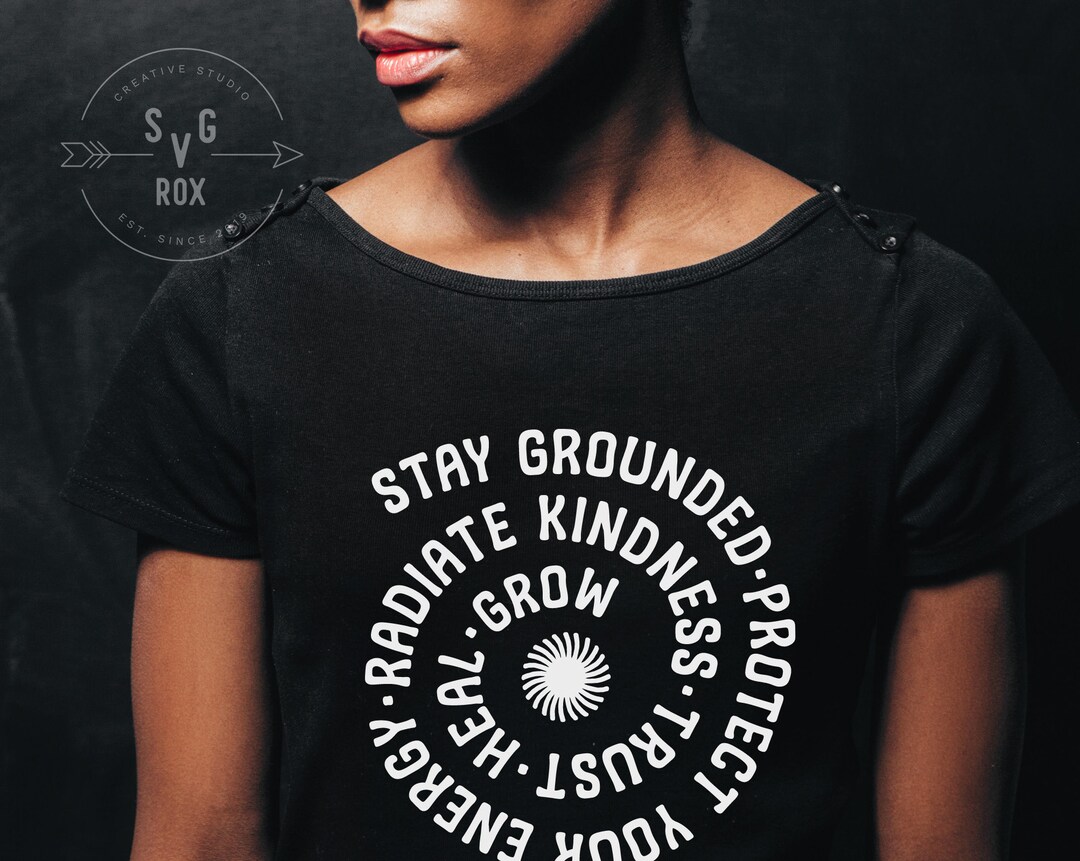 Stay Grounded Protect Your Energy SVG EPS PDF Png Jpg, 70s Svg, Hippy ...