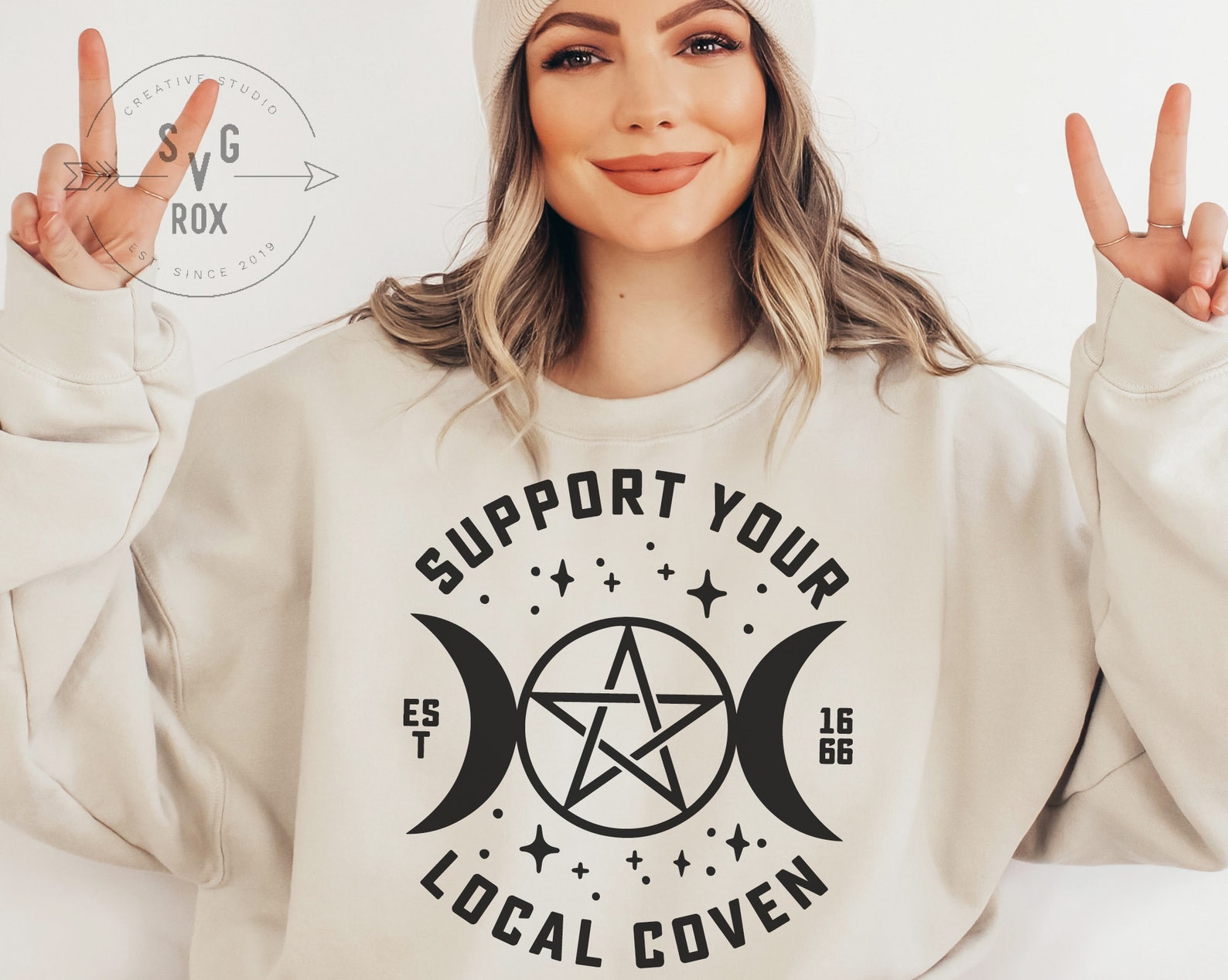 Support Your Local Coven SVG EPS PDF Png Jpg, Fall Svg Halloween Svg ...