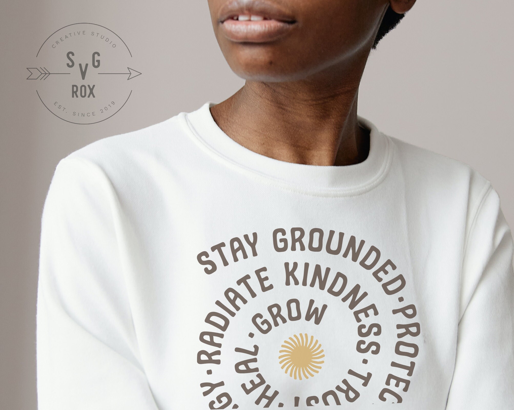 Stay Grounded Protect Your Energy SVG EPS PDF Png Jpg 70s - Etsy