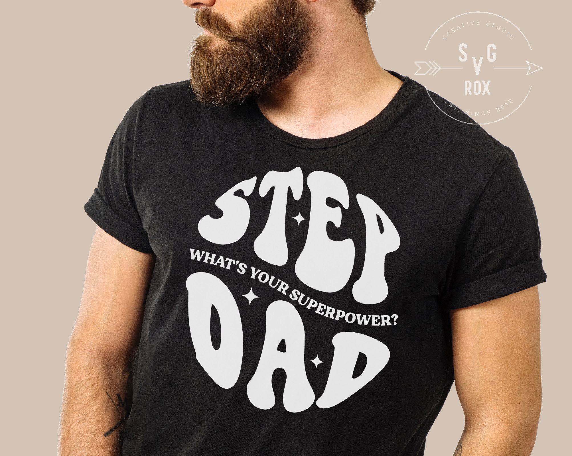 Step Dad What's Your Superpower SVG EPS PDF Png Jpg, Cool Step Dad Svg ...