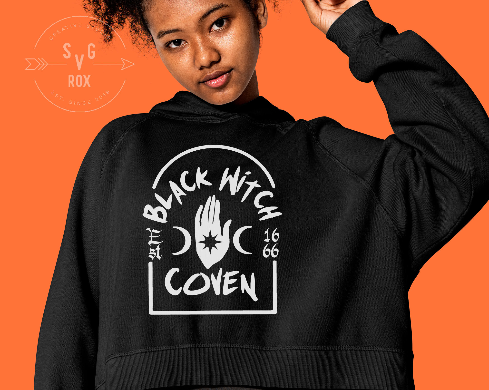 Black Witch Coven SVG EPS PDF Png Jpg, Fall Svg Halloween Svg ...