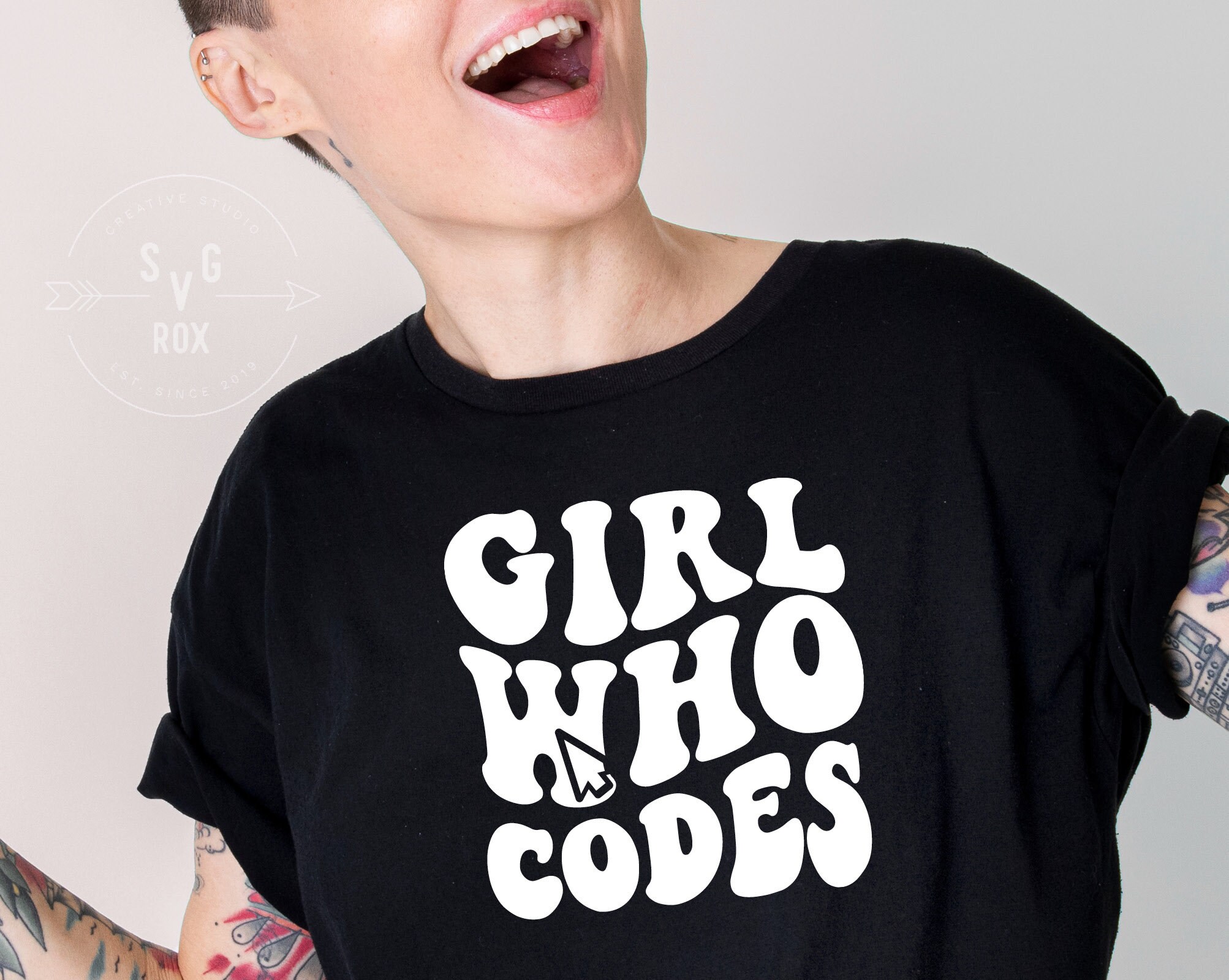 Girl Who Codes SVG EPS PDF Png Jpg Exist Svg Sayings Svg - Etsy