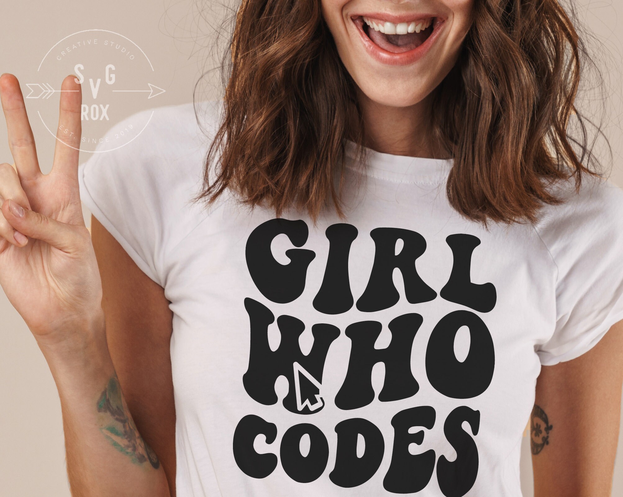 Girl Who Codes SVG EPS PDF Png Jpg Exist Svg Sayings Svg - Etsy