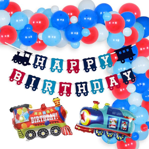 Train Birthday Decorations - Etsy