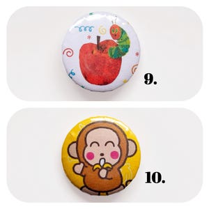 Random Quirky Cute Mixed Pins | 1" Button Pins - Etsy