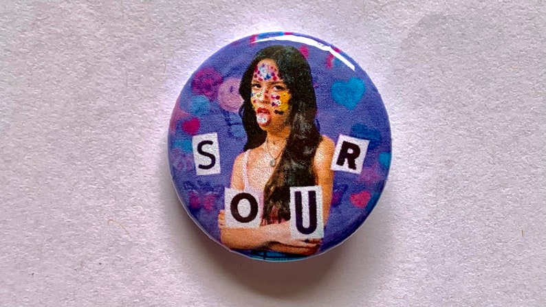 SOUR Olivia Rodrigo Album Pins 1 or 2.25 Button - Etsy