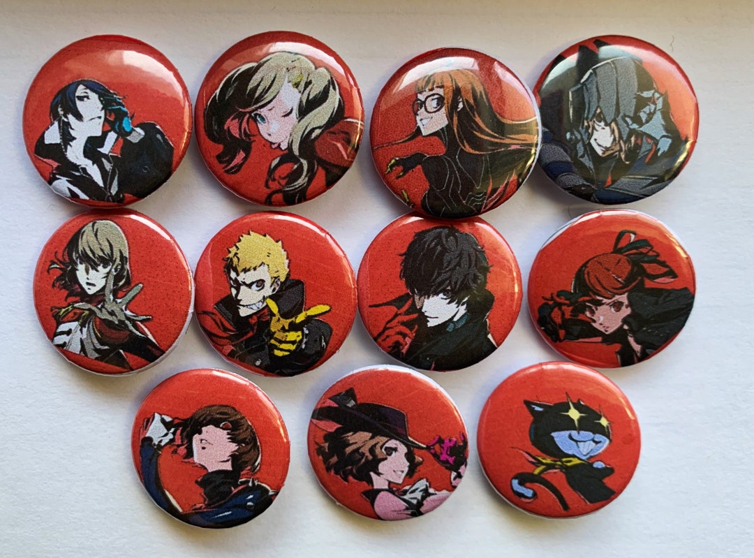Persona 5 Royal All-out-attack Portrait Button Pins 1 or 2.25 INCH ...