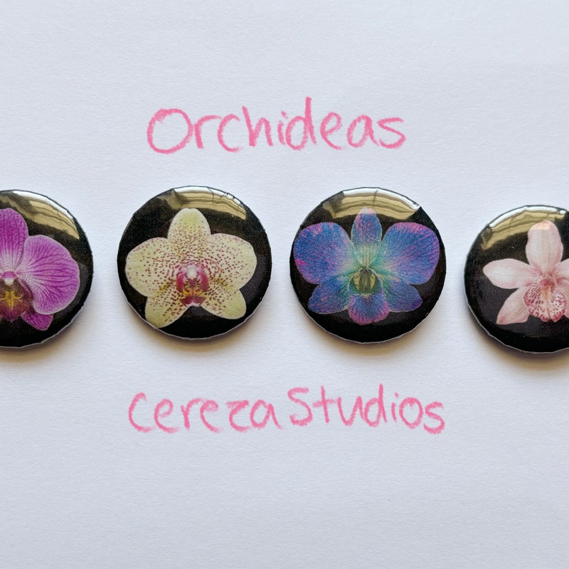 Orchid Lapel Pin - Etsy
