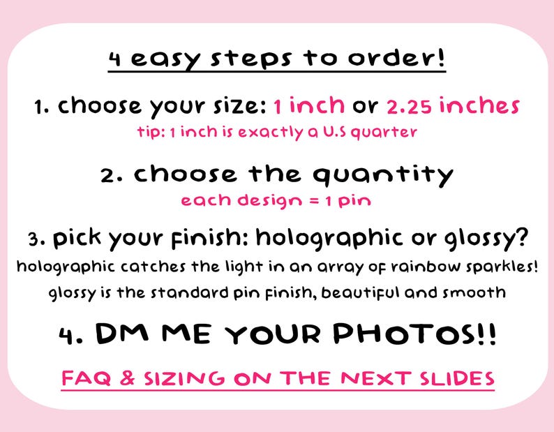 Holographic Glitter Button Pins, Custom Gifts, Collectibles | 1 Inch or ...