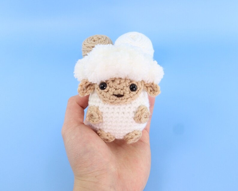 Wooly the Sheep Crochet Kit - Crochet Animals Kit - Amigurumi Kit ...