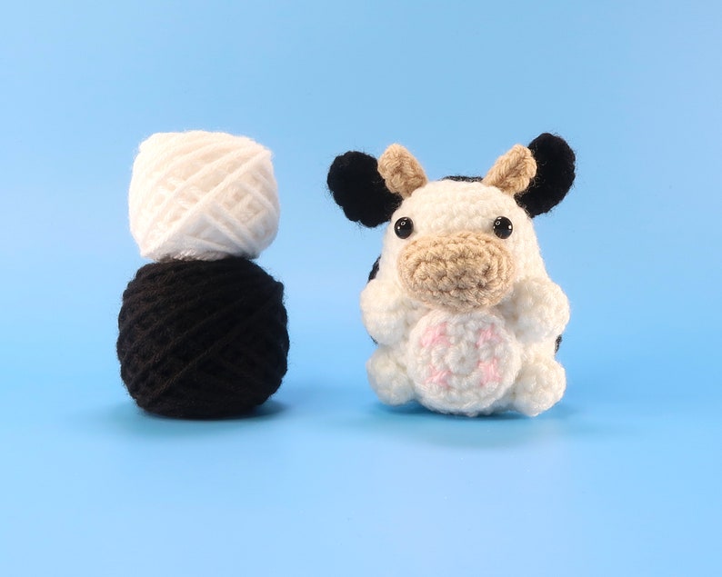 Beginner Cow Crochet Kit Easy Crochet Starter Kit Crochet - Etsy