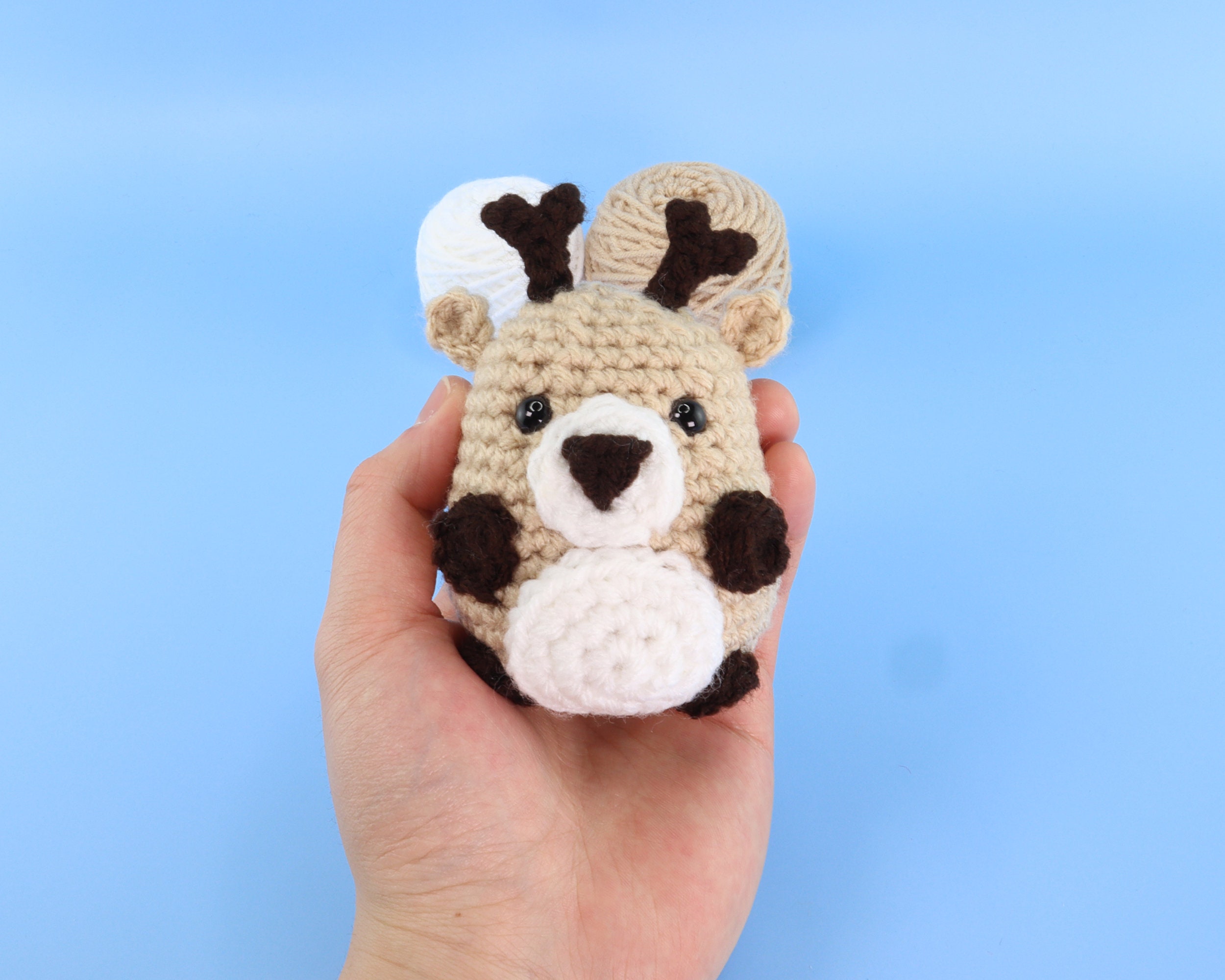 Jojo the Deer Crochet Kit Crochet Animals Kit Amigurumi - Etsy