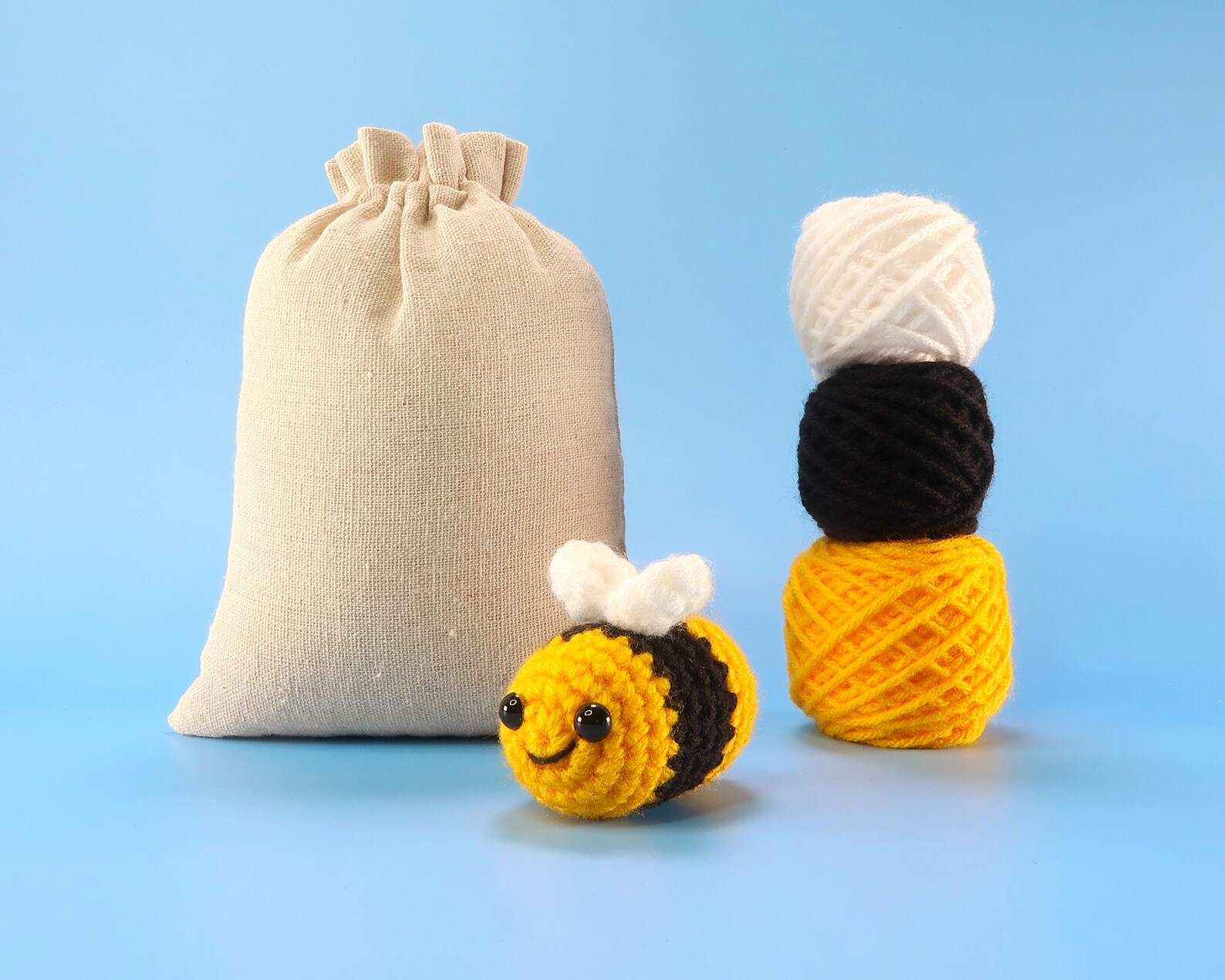 Beginner Bumble Bee Crochet Kit Easy Crochet Starter Kit - Etsy