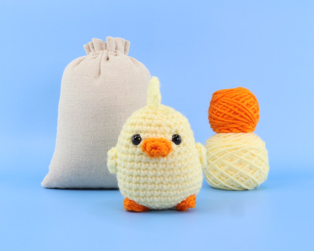Penny the Baby Chick Crochet Kit - Crochet Animals Kit - Amigurumi Kit ...