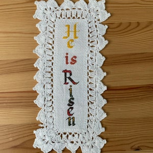 He is Risen Bookmark - Etsy