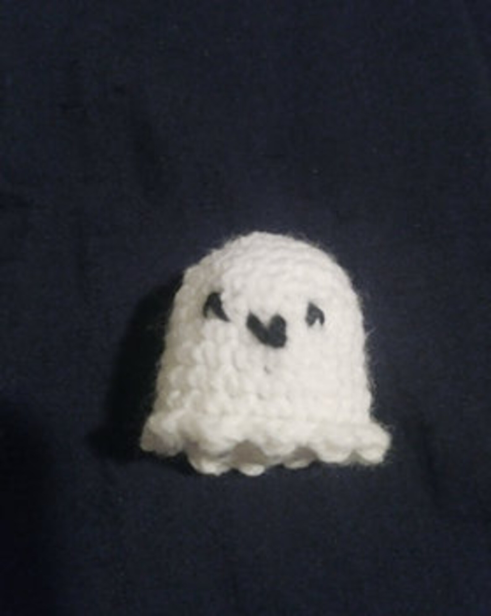 Crochet Ghost Finger Puppet Keychain Plushie - Etsy