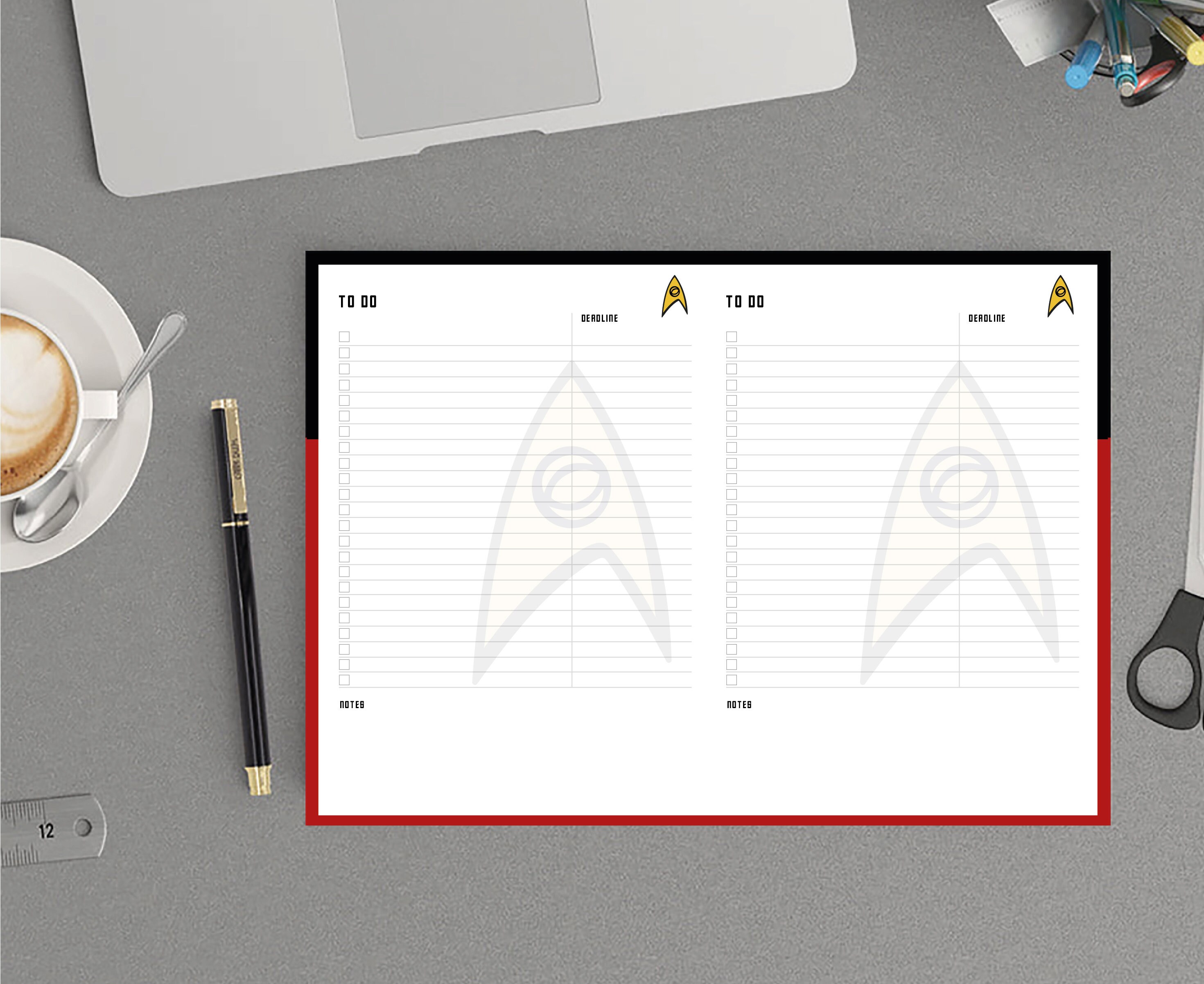 Printable Star Trek Captain's Log Year and Monthly - Etsy
