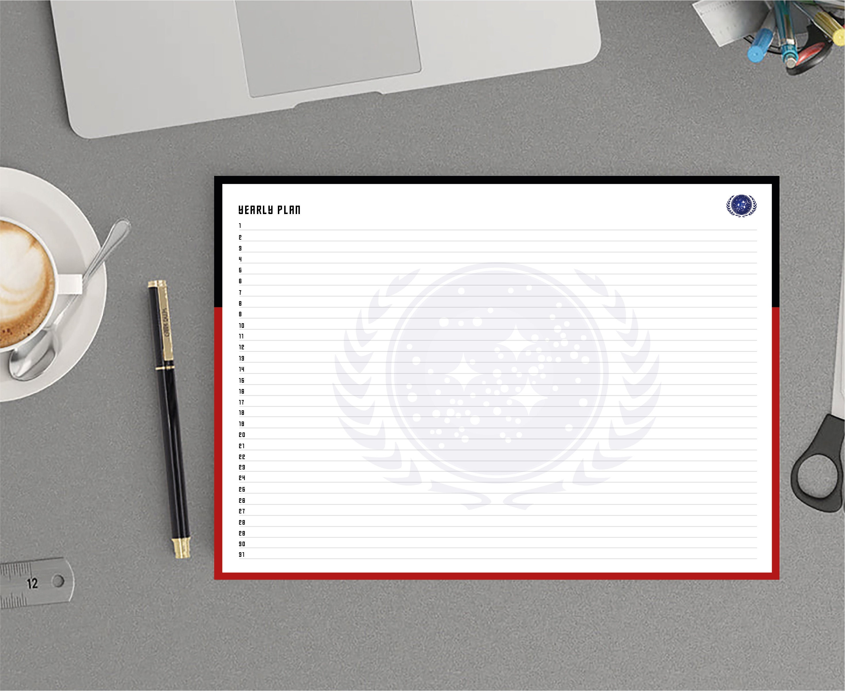 Printable Star Trek Captain's Log Year and Monthly - Etsy