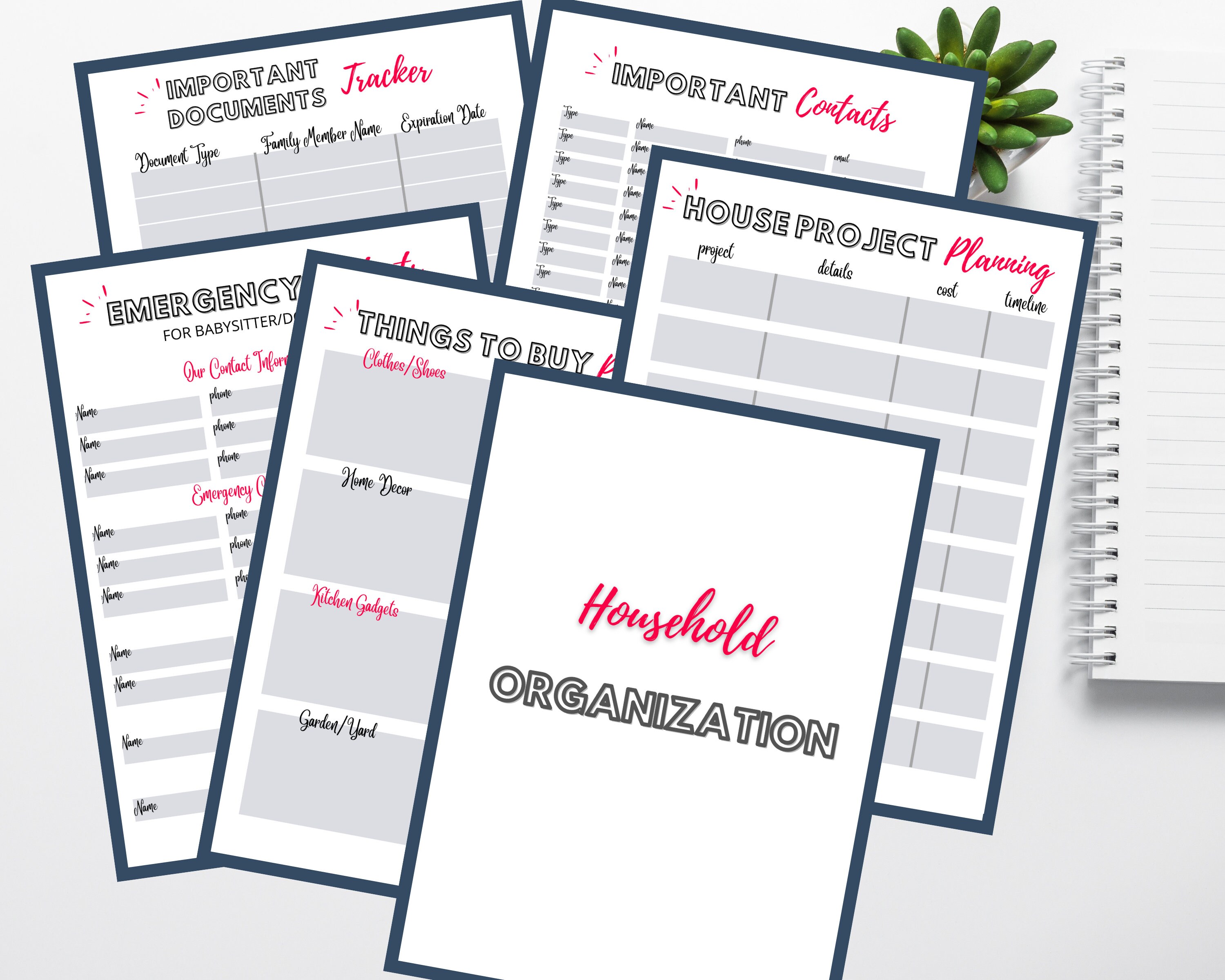 Home Management Binder - Etsy