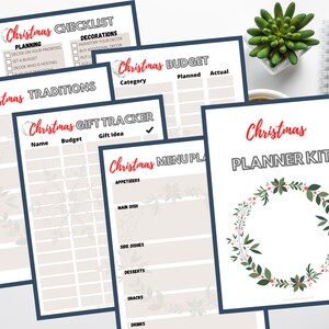 Christmas Planner Kit Printable | Etsy