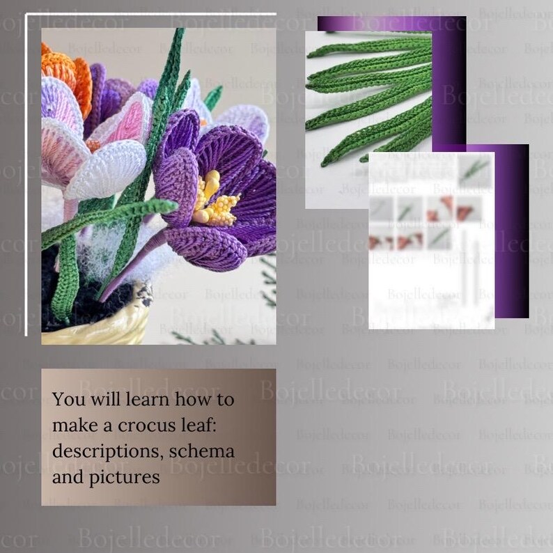 Crochet Crocus Pattern: Amigurumi Flower Vase (PDF Pattern) - Etsy
