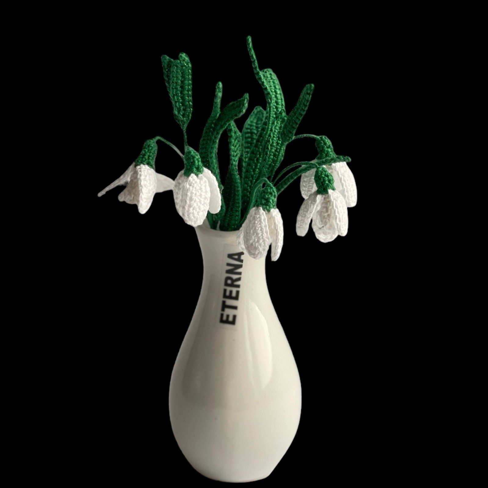 Snowdrops Pattern PDF Knitted White Spring Flower Gift for Mom - Etsy