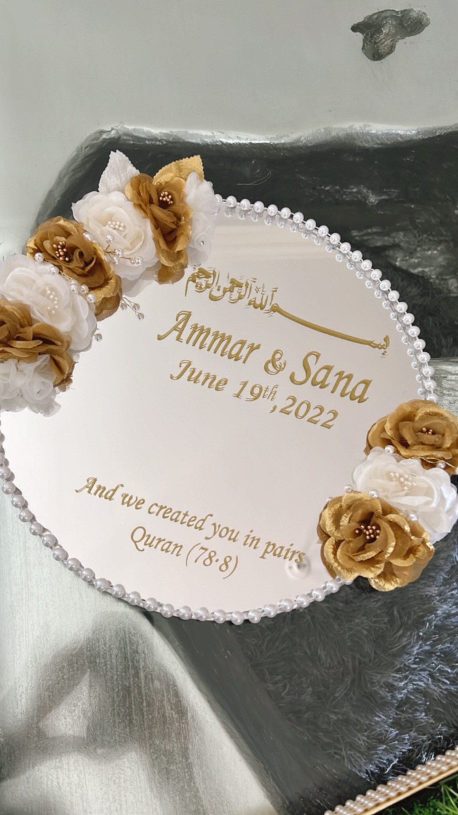 Nikkah Tray Nikkah Gifts Nikkah Signnikkah Pens Islamic - Etsy