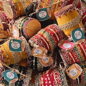 Mini Dhol Favors | Indian Wedding, Mehndi, Sangeet Decorations - Etsy