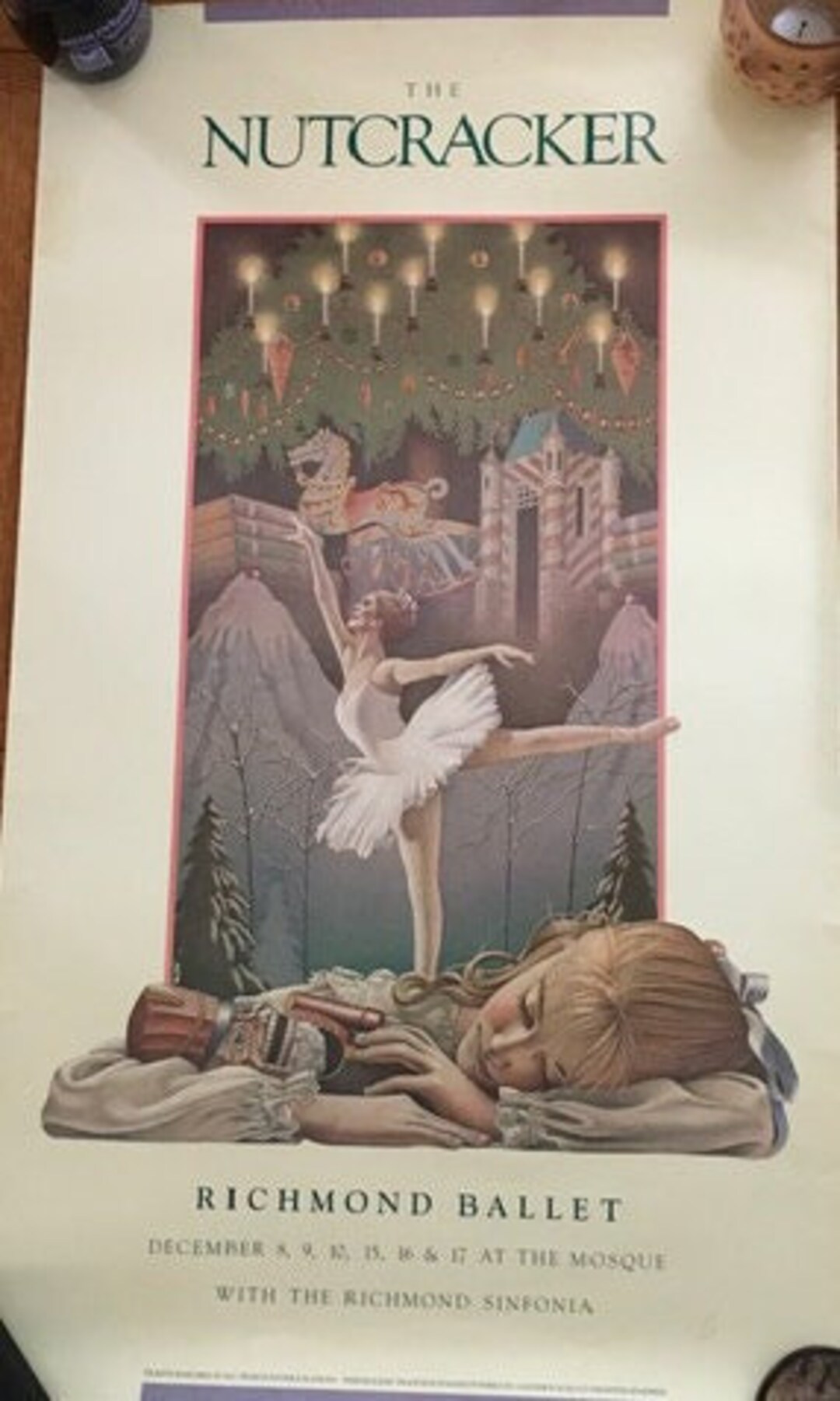 Poster: 1990s the Nutcracker, Richmond Ballet - Etsy