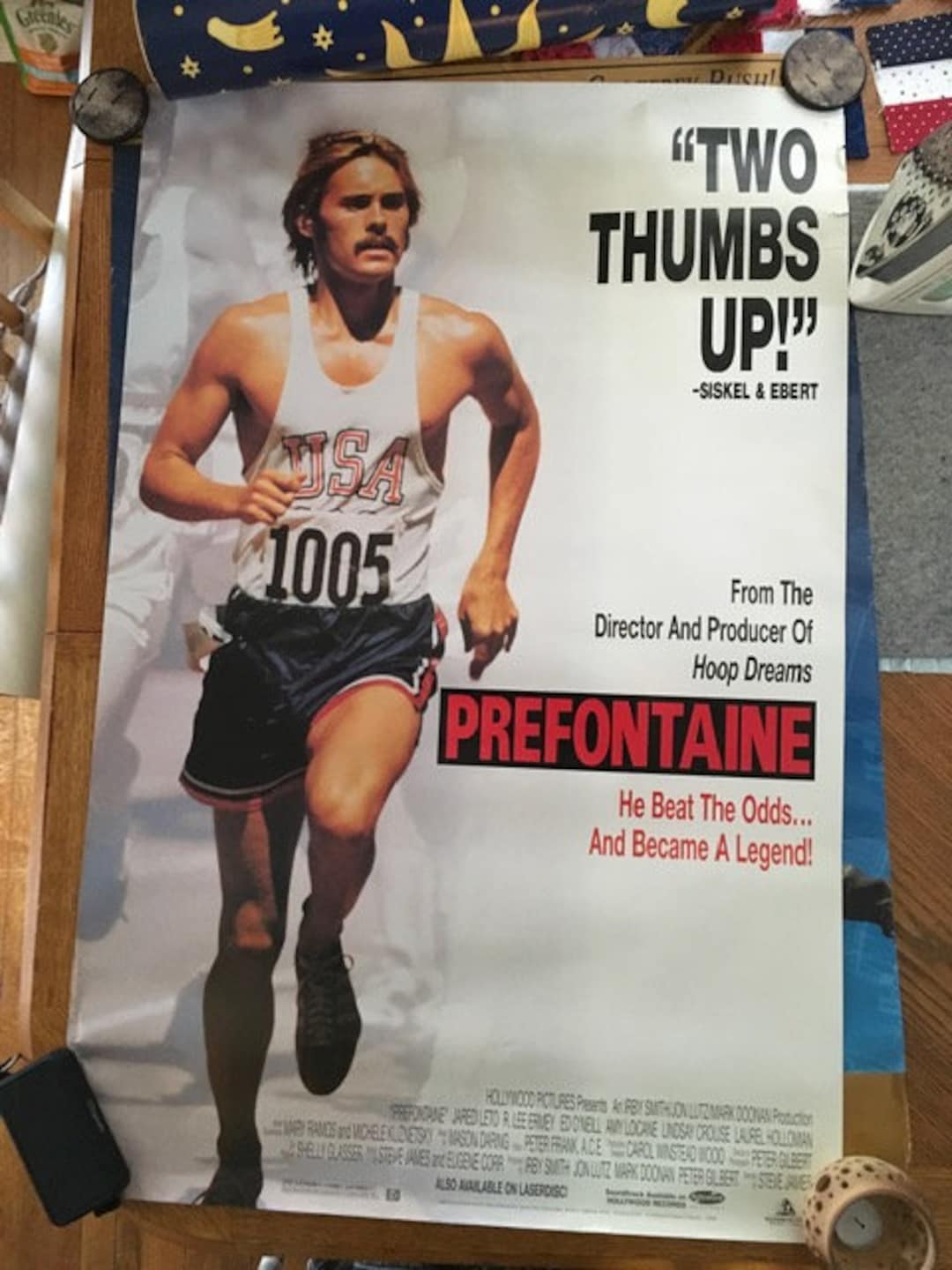 Movie Poster: 1997 "prefontaine" Starring Jared Leto. - Etsy