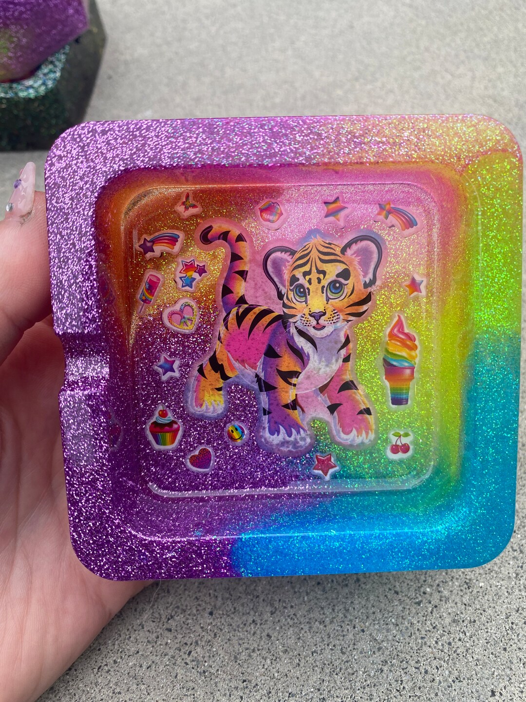 Lisa Frank Tiger Ashtray - Etsy