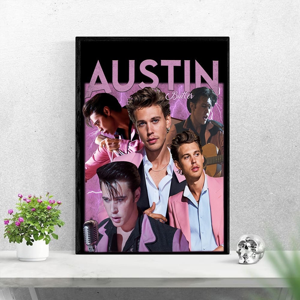 Austin Butler Vintage Elvis Presley 2022 Poster