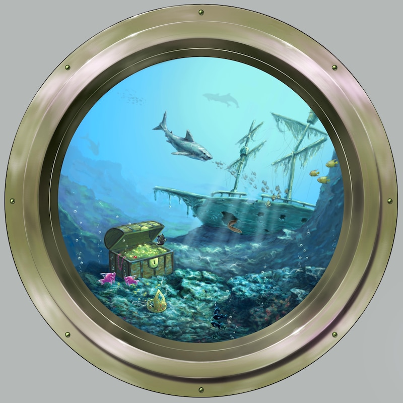Porthole Wall Decal - Etsy