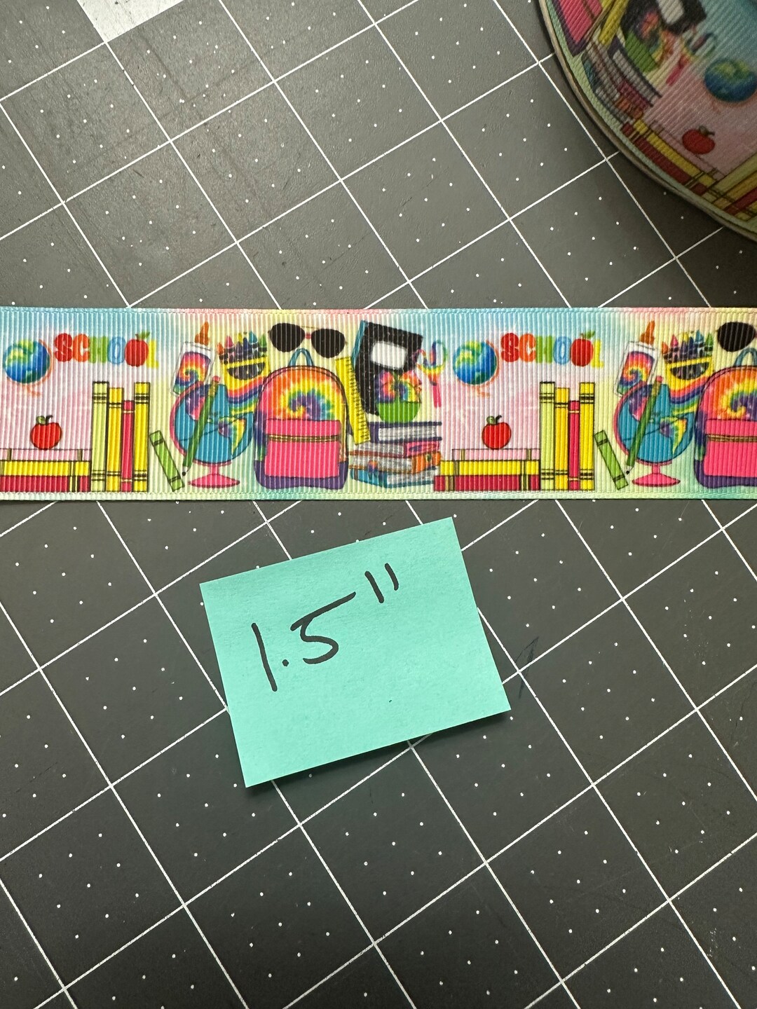 1.5 Character Ribbon by Yard - Etsy