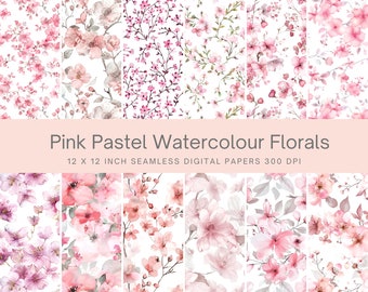 Metallic Marble Digital Paper Set | 12x12 Inch Seamless Patterns | 300 ...